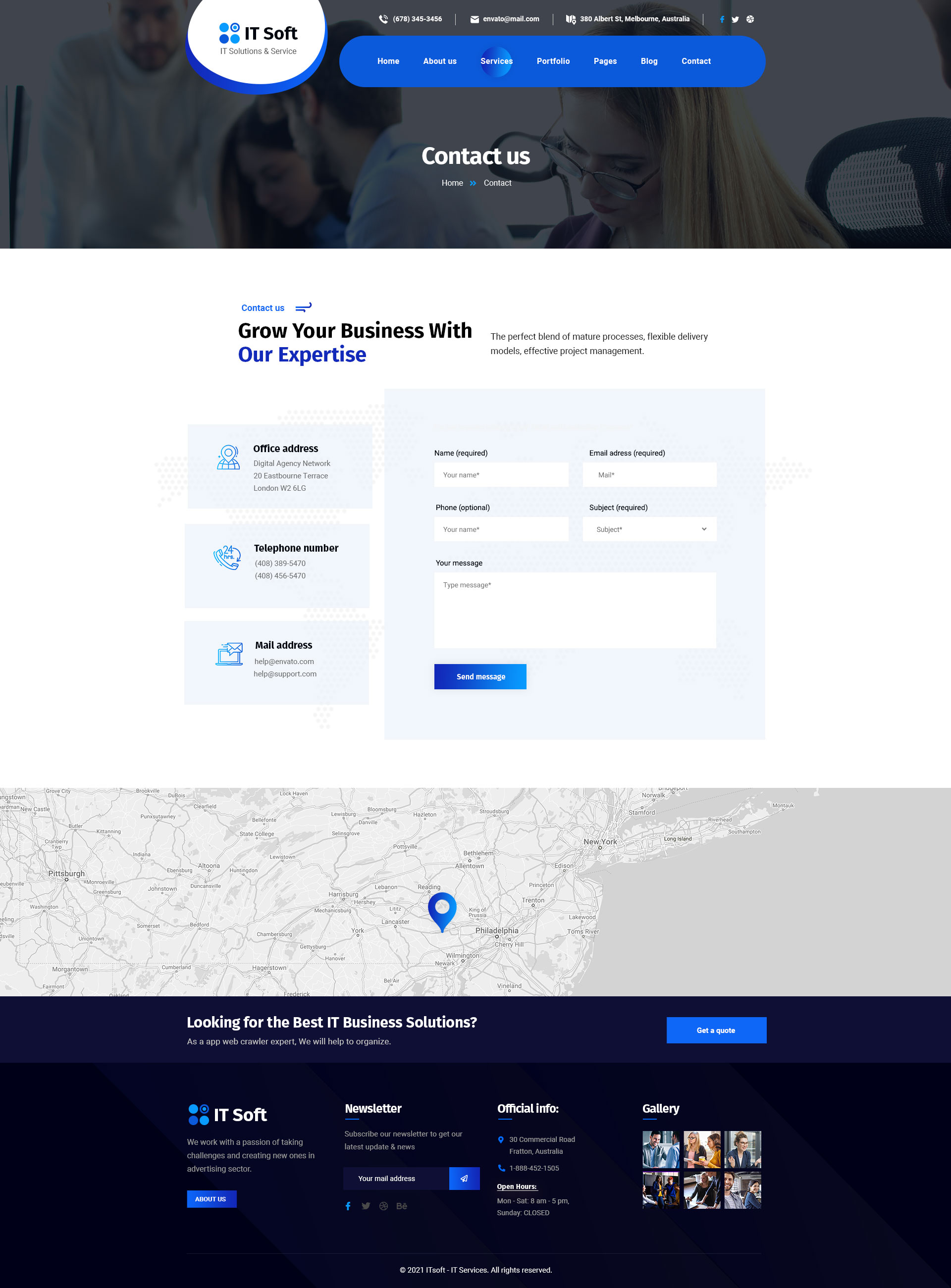 Itfirm - IT Solutions & Services PSD Template by themexriver | ThemeForest